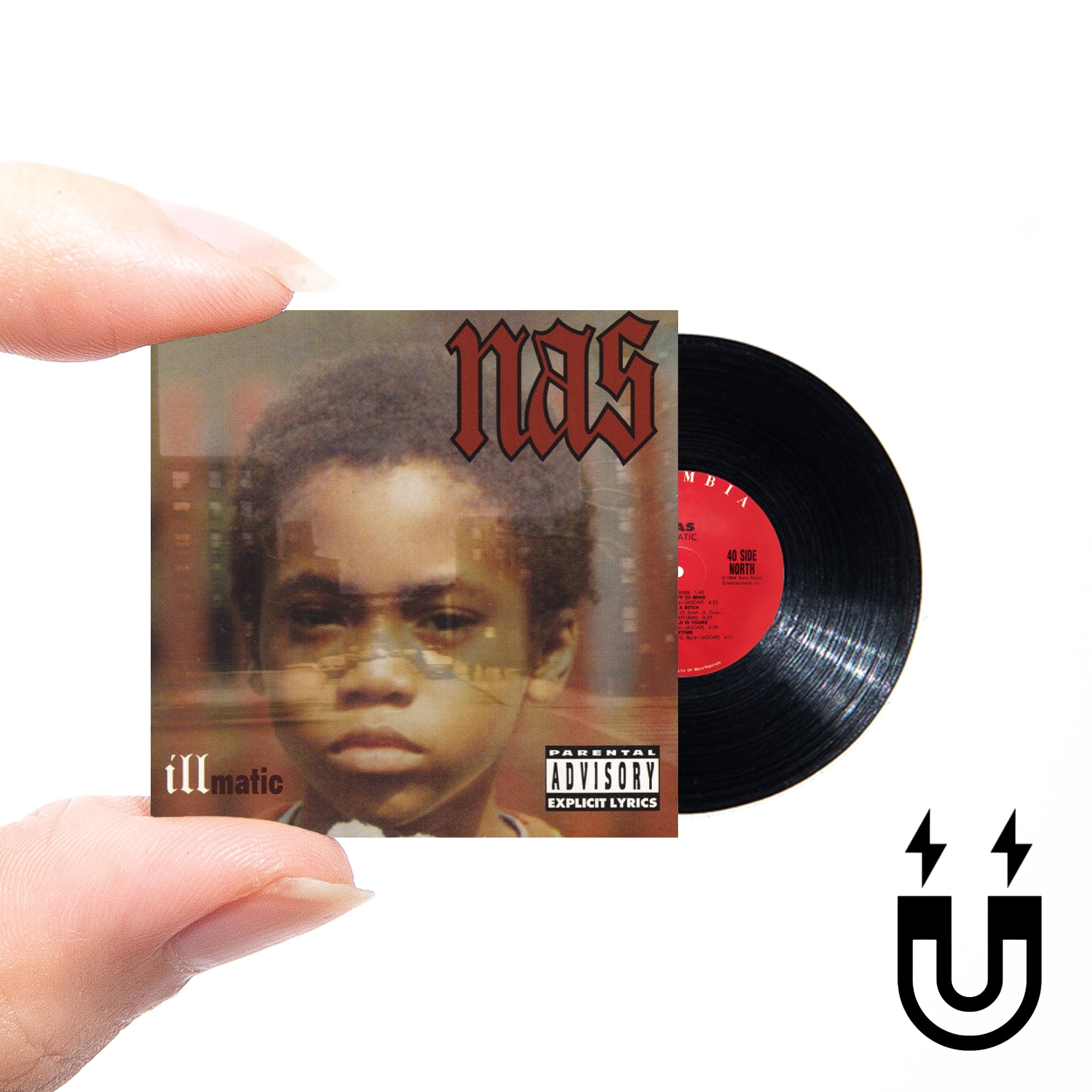 NAS ILLMATIC 【MINIATURE VINYL MAGNET COLLECTION 】 – MINIATURE RECORDS