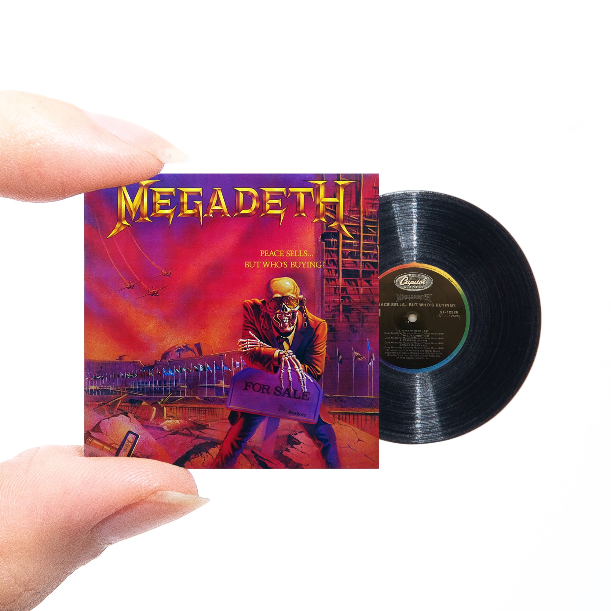 Megadeth Peace Sells... But Who's Buying? [MINIATURE ROCK VINYL ...