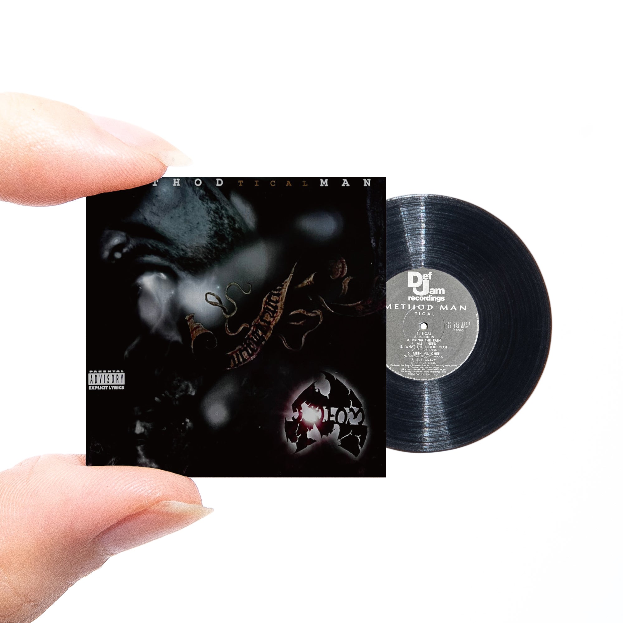 Method Man – Tical 【MINIATURE HIPHOP VINYL】 – MINIATURE RECORDS