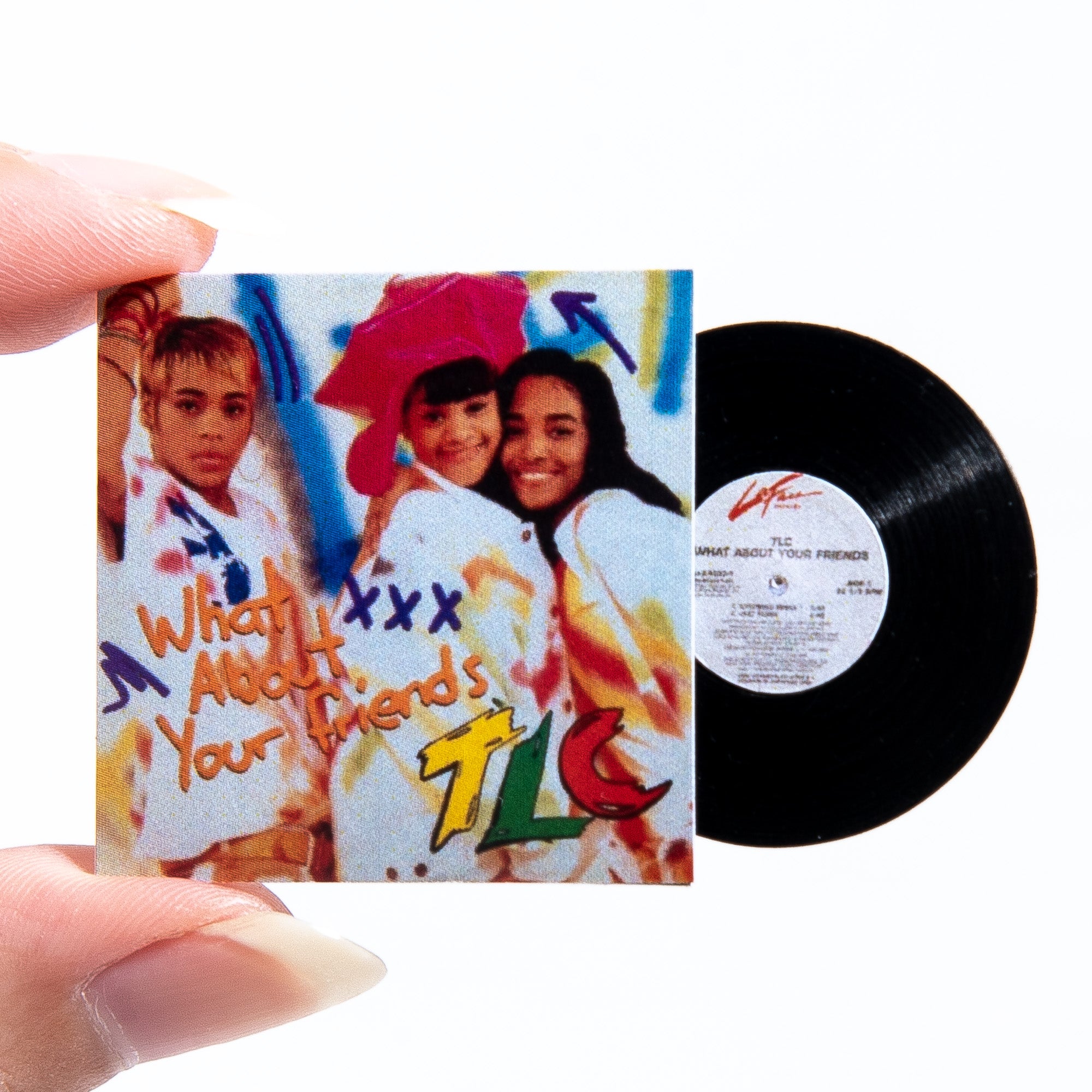 TLC WHAT ABOUT YOUR FRIENDS [MINIATURE RNB RECORD] – MINIATURE RECORDS